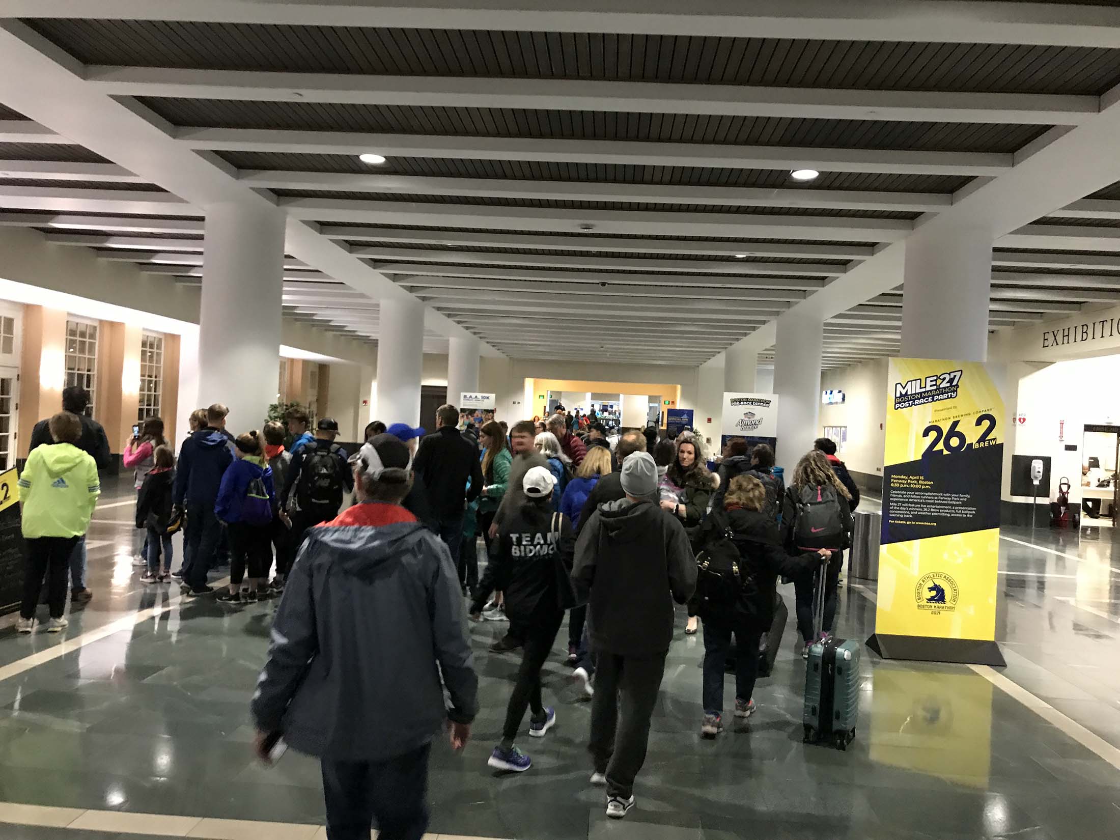 Boston marathon running route information