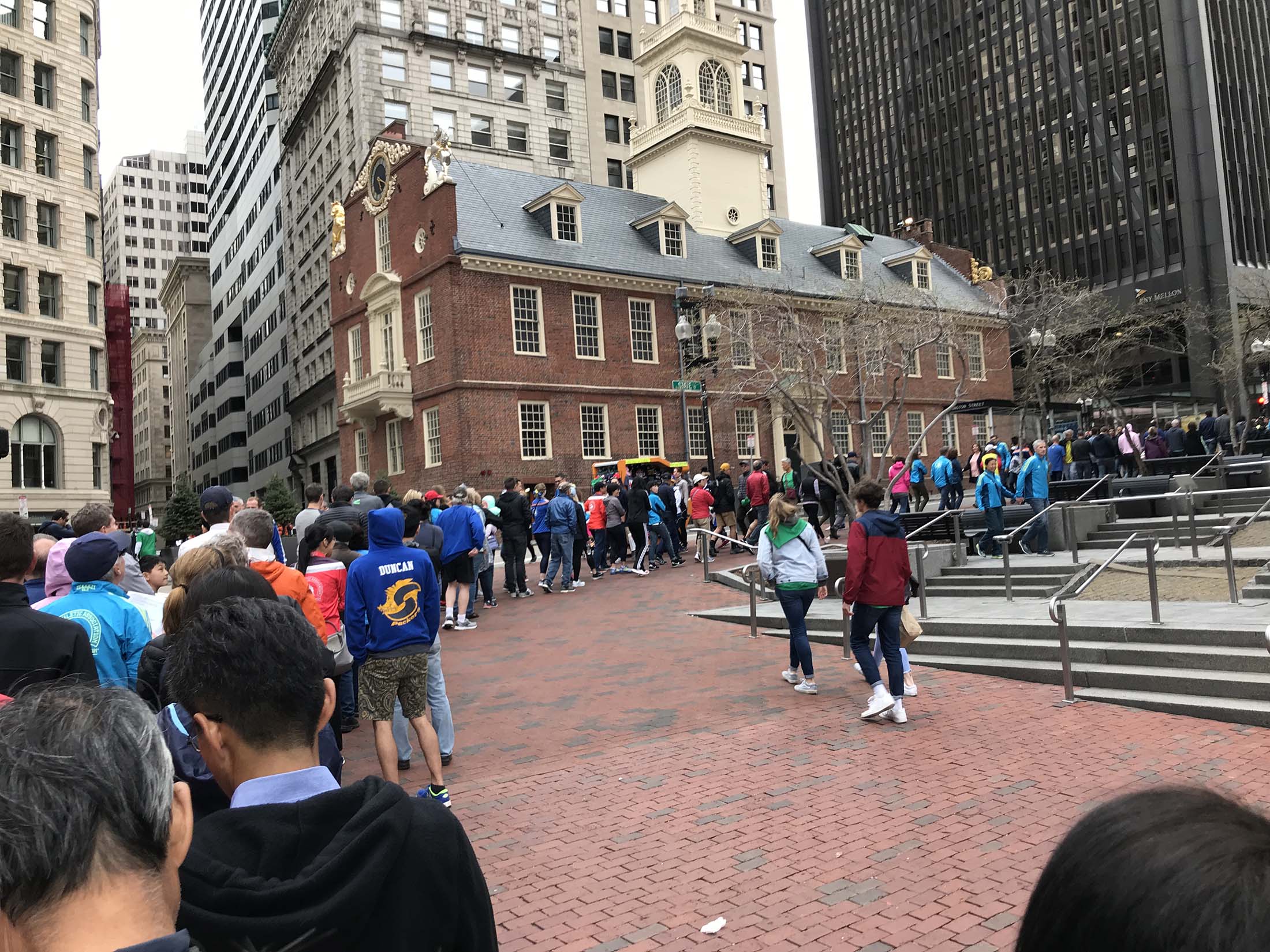 Boston marathon running route information